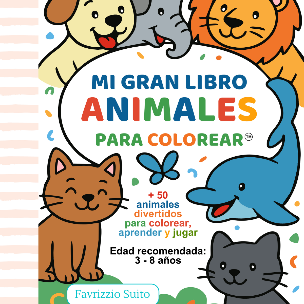 Mi Gran Libro de Animales para Colorear | Actividades para niños 3–8 años